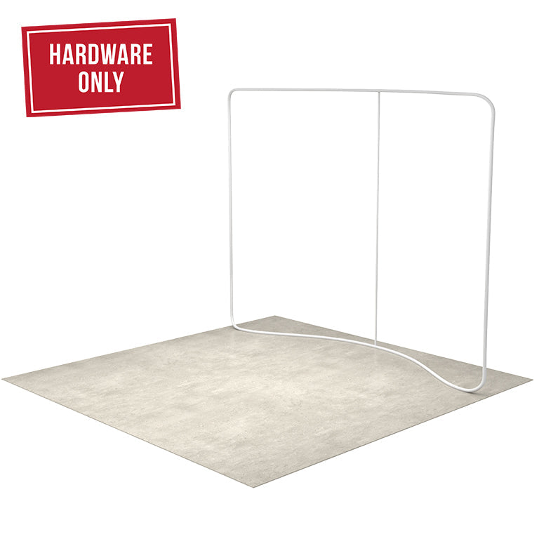 10ft QuickZip™ Curved Hardware - TradeShowBooth.ca