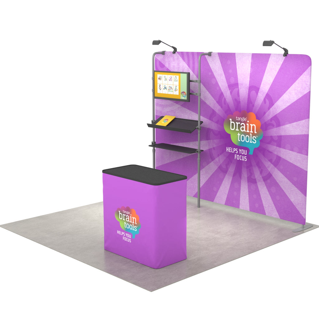 10ft QuickZip Showcase Trade Show Booth | TradeShowBooth.com Canada ...